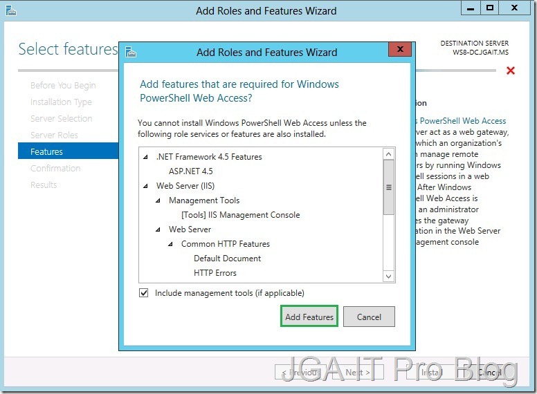 Windows Server 2012 – Instalación de Windows PowerShell Web Access – JGAITPro